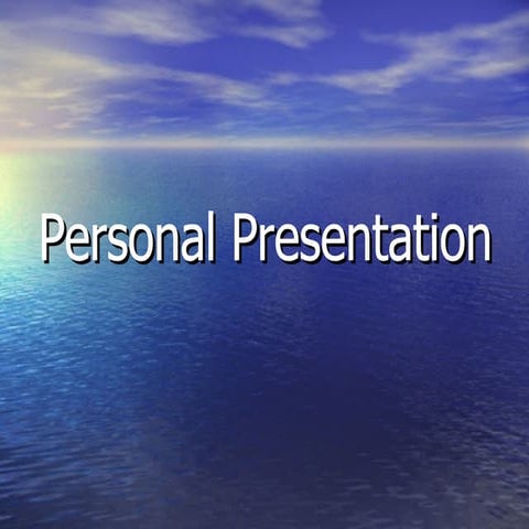 Personal Presentation | PPT