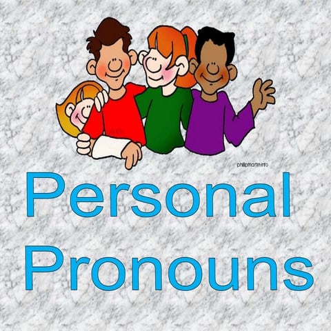 Pronouns Clipart
