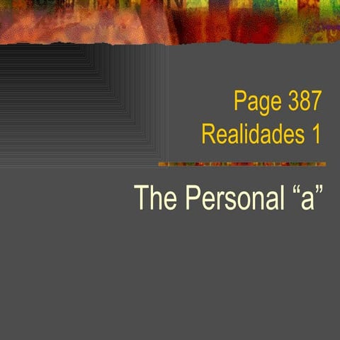 Personal a | PPT