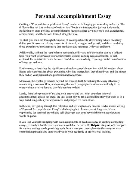 Commentary Essay Examples | PDF