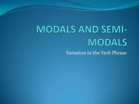 Modal verbs Role-Play Activity | PPT