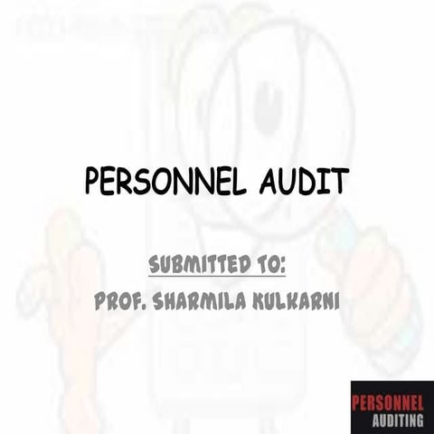 Personal Audit | PPT