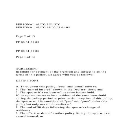 PERSONAL AUTO POLICYPERSONAL AUTO PP 00 01 01 05Page 2.docx