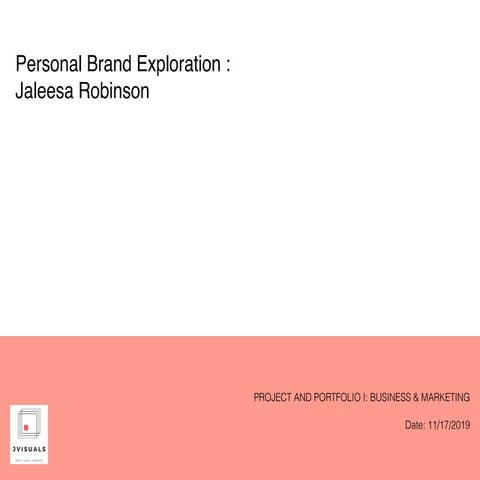 Personal brandcanvas jrobinson | PPT