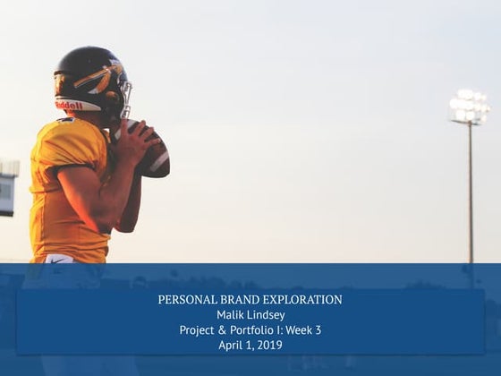 Personal Brand Exploration - Igor Lashkul | PPT