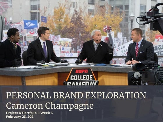 Personal Brand Exploration | Alphonso McCree Jr | PPT