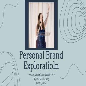 Personal Brand Exploration and Discovery | PPT