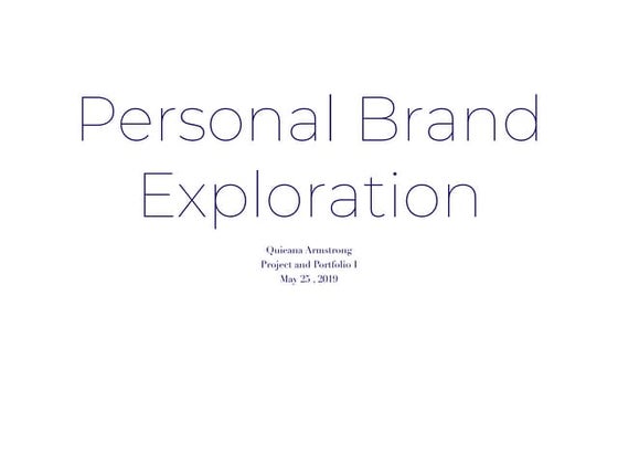 Riah's Personal Brand Canvas | PPT