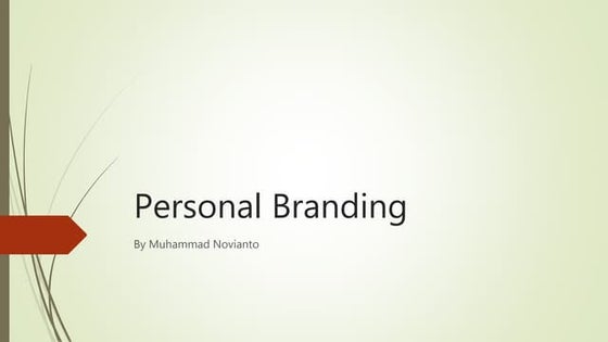 Personal Branding | PPT