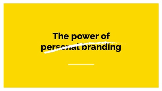 Personal Branding 101 | PPTX