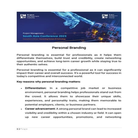 Personal Branding | PDF
