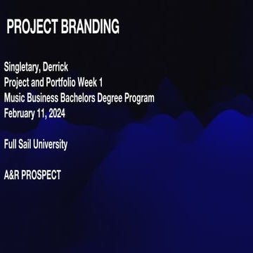 portfolio final project 2024 full sail uni | PDF