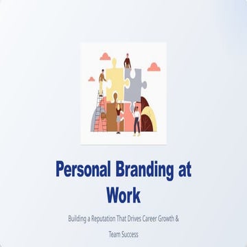 Personal Branding at Work (1).pptx branding at work | PPTX