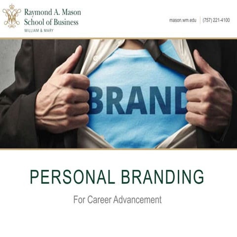 Personal Branding for Career Advancement | PPT