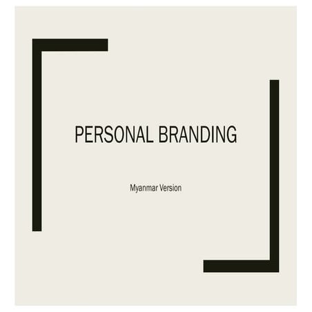 Personal branding (pdf) | PDF