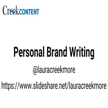 Personal Brand Writing | PDF