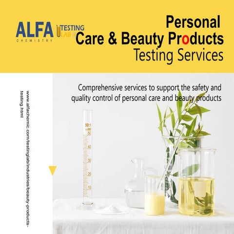 Personal care beauty products testing services | PDF