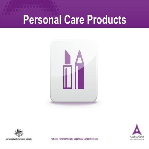Personal Care Products Module | PPT
