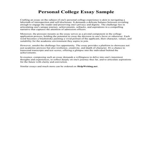 Personal College Essay Sample.pdf
