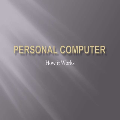 Personal computer | PPTX