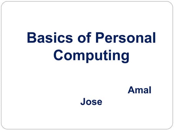 Five Generation of Modern Computer | PPT