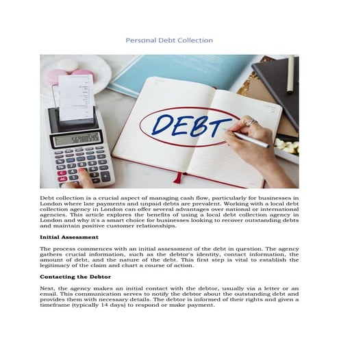 Debt Collection in India - General Procedure | PDF