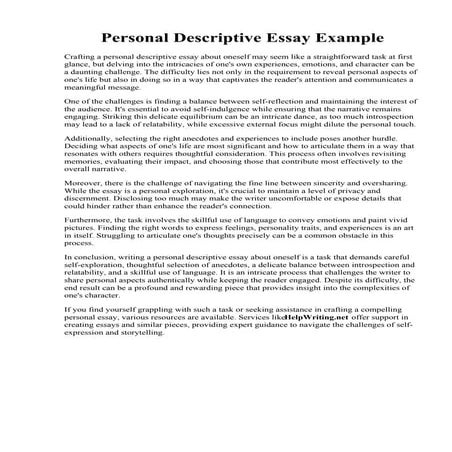 Personal Descriptive Essay Example.pdf