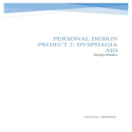 Personal design project 2 report | PDF