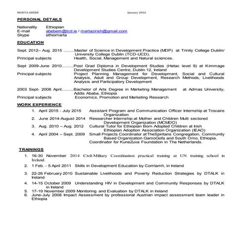 Personal details | DOCX