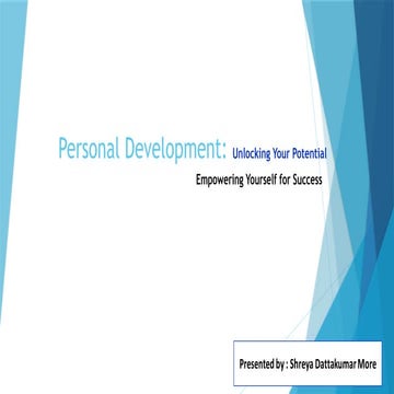 Personal Development.pptx 10 Slide Presentation | PPTX