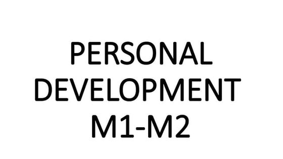 Module 2: Developing the Whole Person | PPT | Science