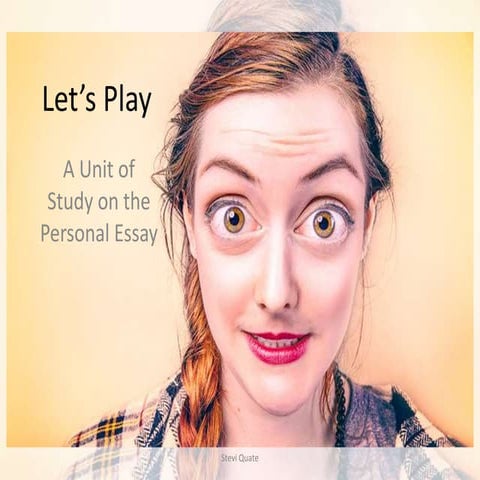 Personal Essay CLAS | PPT