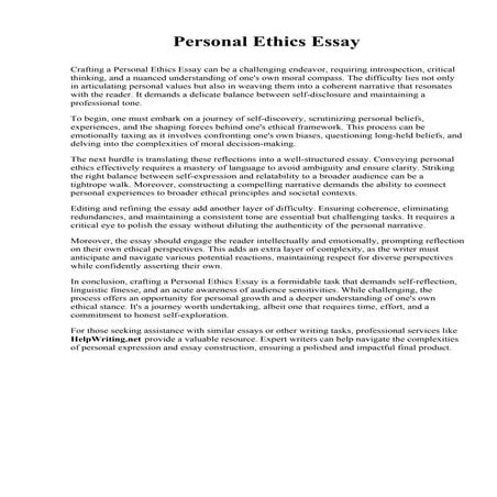 Personal Ethics Essay.pdf