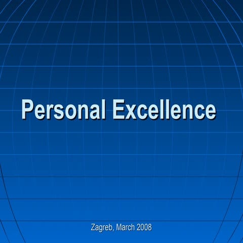 PERSONAL EXCELLENCE | PPT