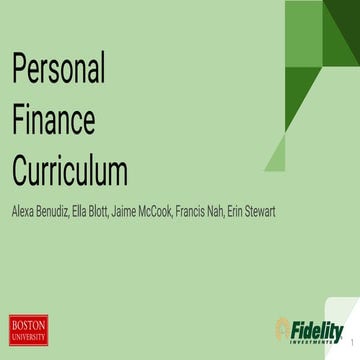 Personal finance curriculum | PPT