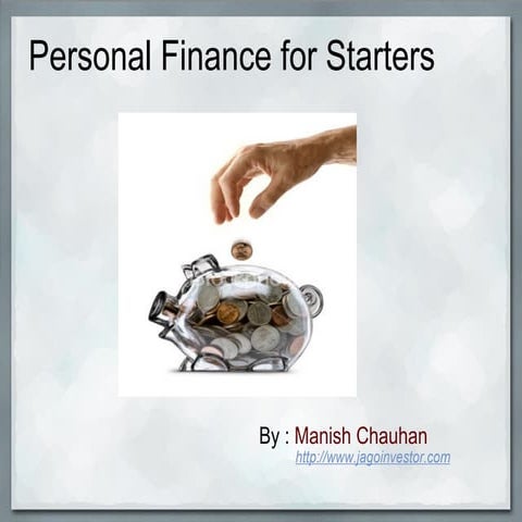 Personal Finance For Starters | PPT