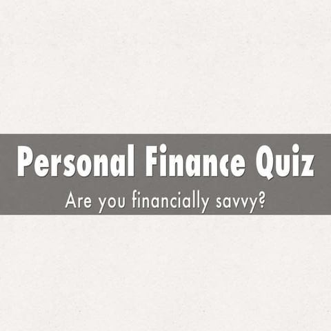 Personal Finance Quiz | PPT