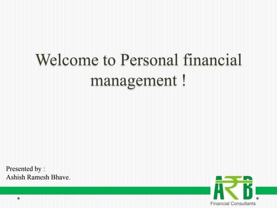 Financial planning - an insight | PPT