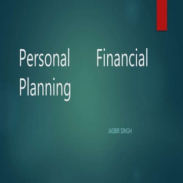 Personal Financial Planning | PPTX