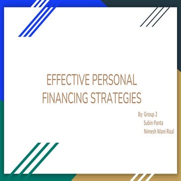 PERSONAL FINANCING related to bootstrap.pptx