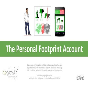 Personal Footprint Account – degrowth conference 2014 – open space ...