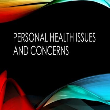 personalhealthissuesandconcerns-190516072250.pptx