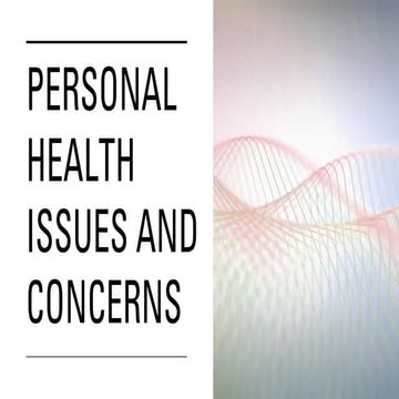 Personal Health Issues and Concerns.pdf