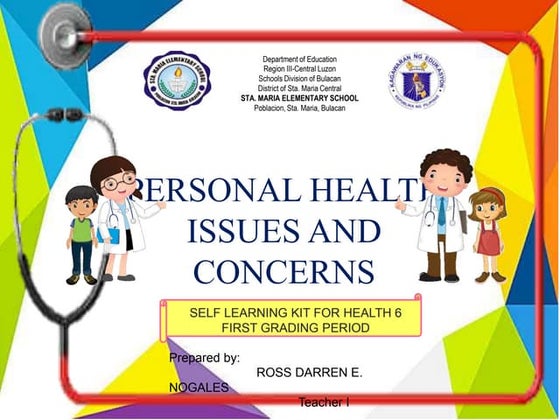 Personal health issues and concerns Grade 6 MAPEH | PPT