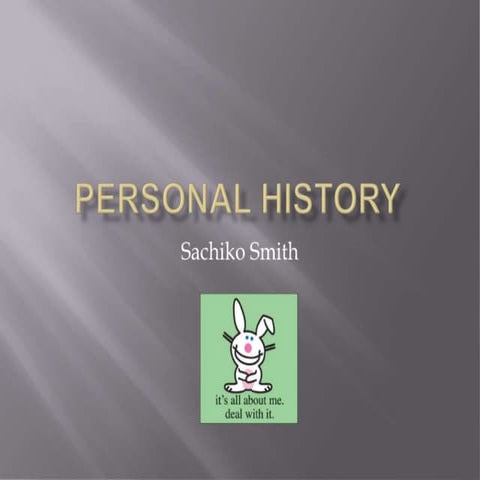 Personal history | PDF