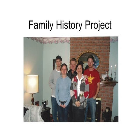 Personal History Presentation | PPT