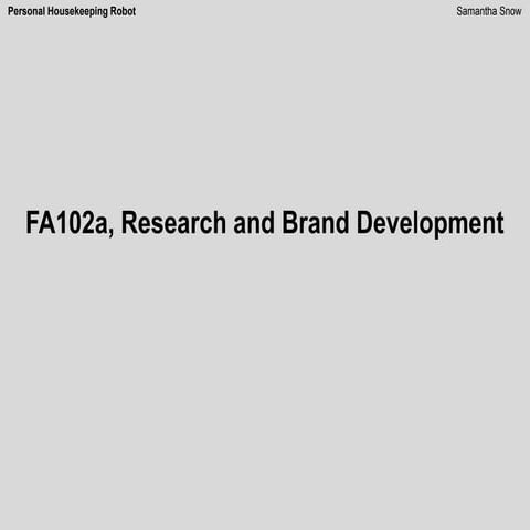 FA102a, Assignment One | PPT