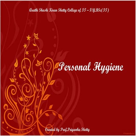Personal hygiene | PPT