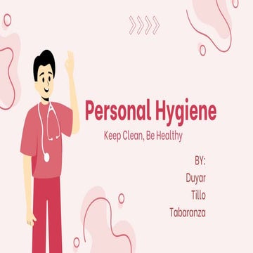 Personal Hygiene for Kids a power point lesson for kids to understand ...