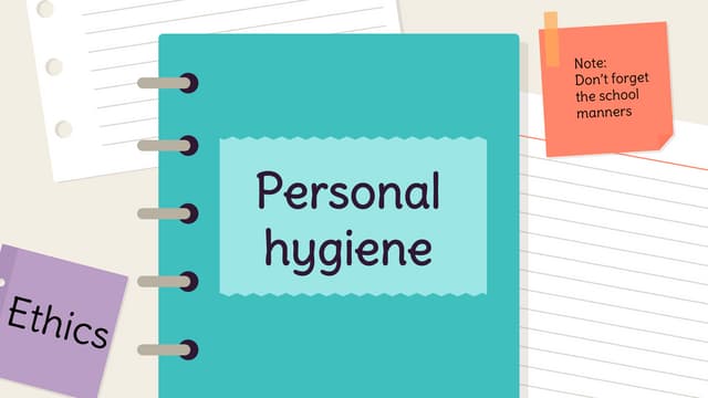 Personal Hygiene for Kids a power point lesson for kids to understand ...